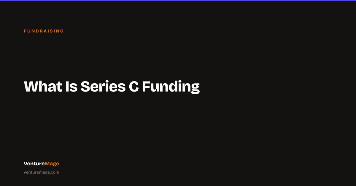 What Is Series C Funding? The Complete Guide